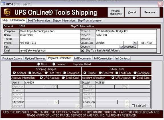 Shipping Packages with UPS Integration