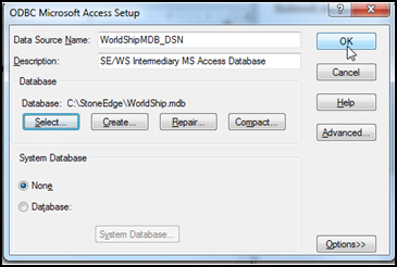 UPS WorldShip Setup with Stone Edge SQL Store File V7