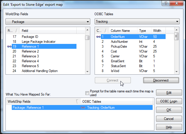 UPS WorldShip Setup with Stone Edge SQL Store File V7