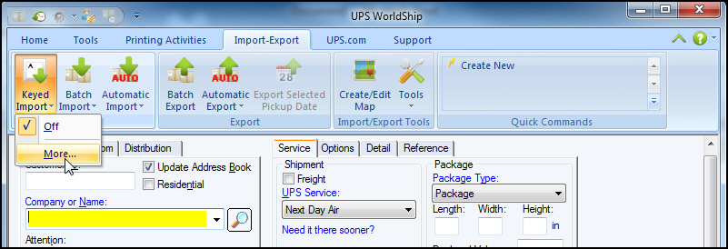 Ups Worldship Setup With Stone Edge Sql Store File V7