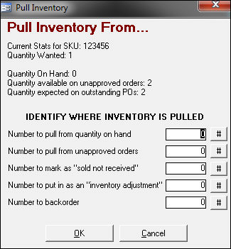 POS Backordering an Item