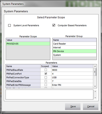 PM How to Configure a PIN Pad