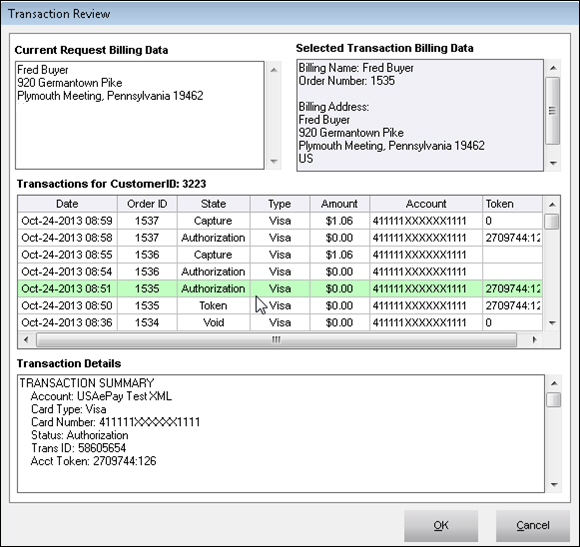 PM How to Process a Payment using a Token from a Previous Transaction