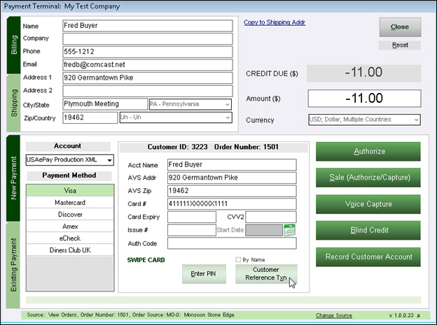 PM How to Process a Payment using a Token from a Previous Transaction
