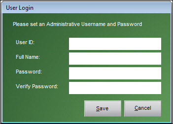 PM First User Login (Admin)